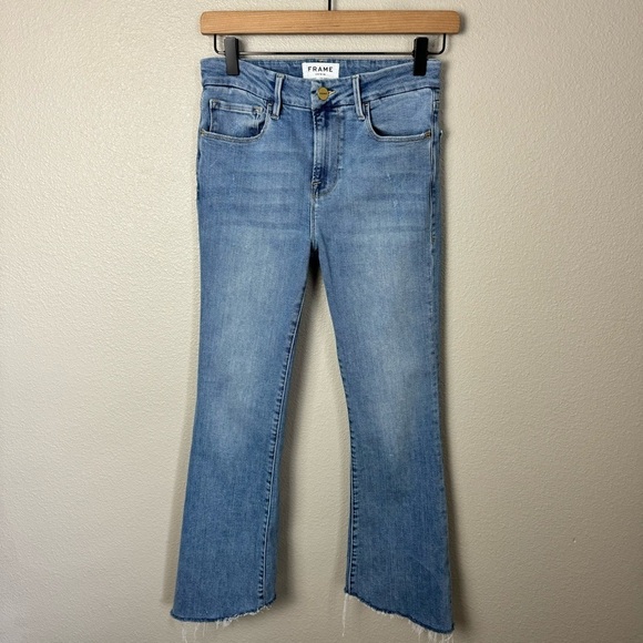 Frame Denim | Jeans | Frame Denim Le Crop Mini Boot Jeans | Poshmark